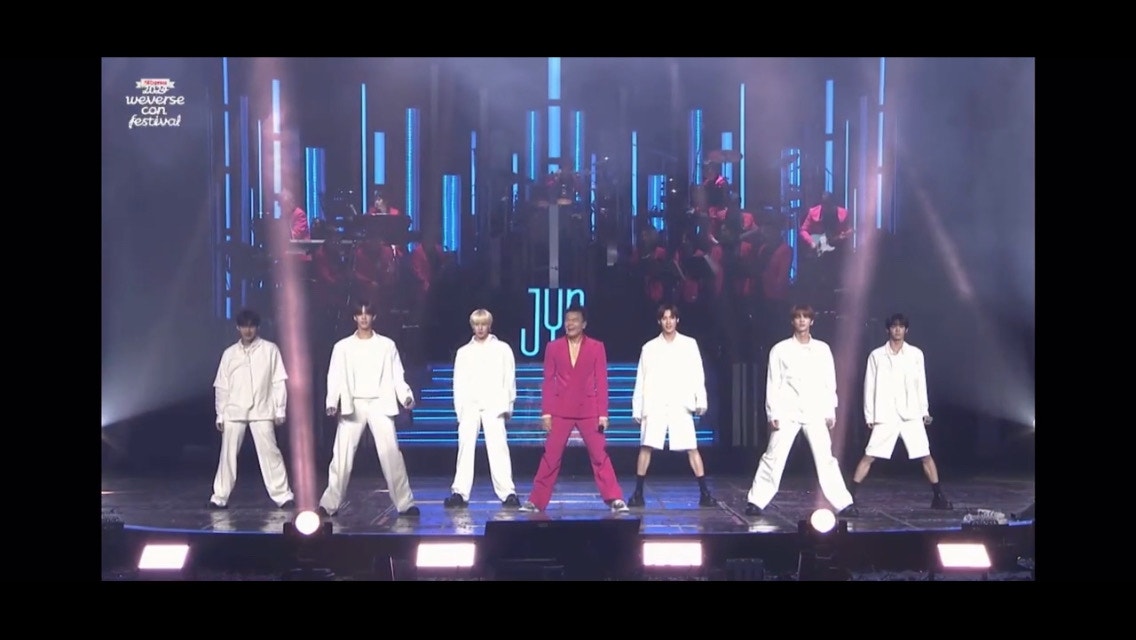 Tws Community Post 위버스 콘서트 수고했어jyp씨와의 콜라보 퍼포먼스 너무 즐거웠어내일 무대 열심히 해잘