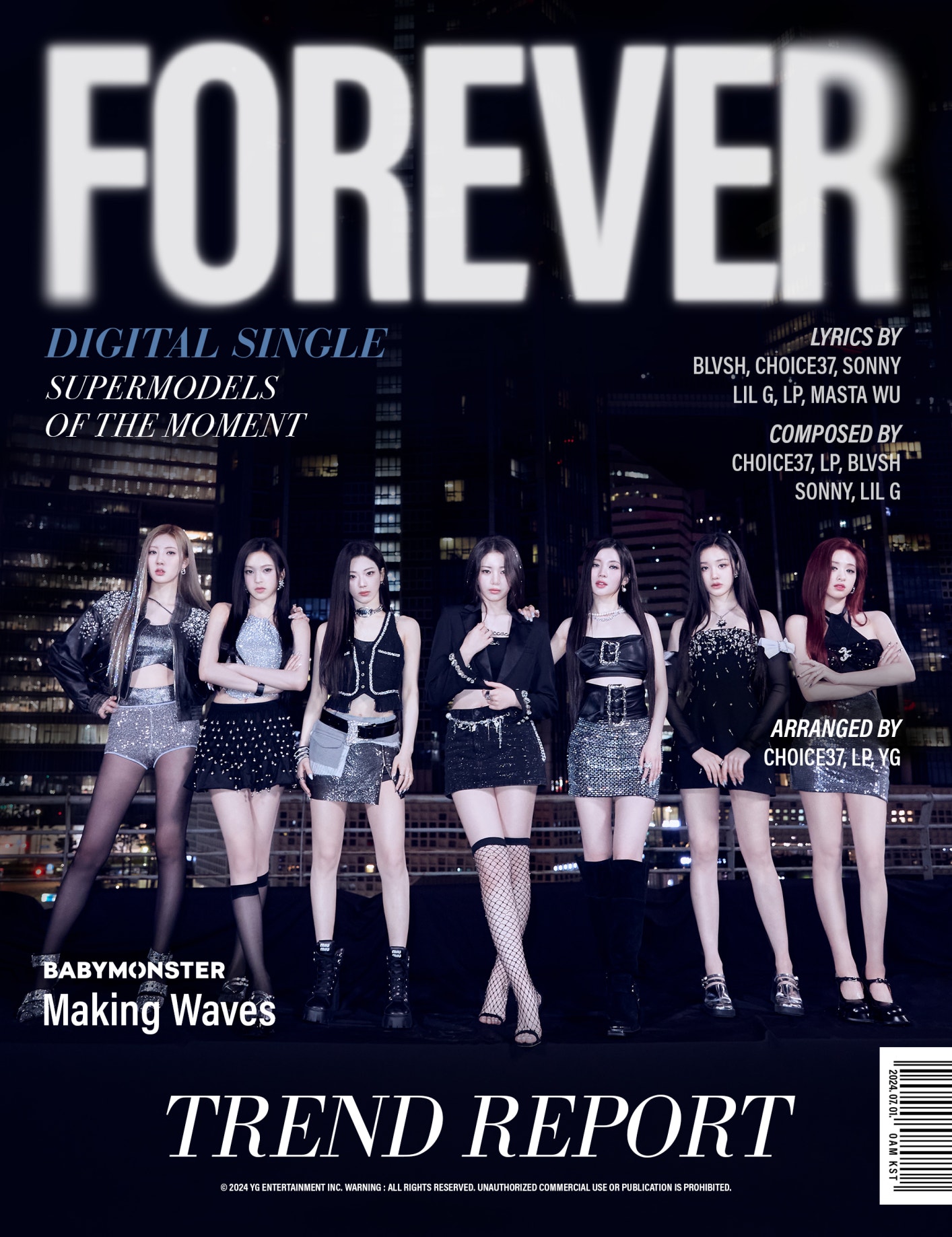 Weverse BABYMONSTER Image - ‘FOREVER’ MAGAZINE 2024 July Issue