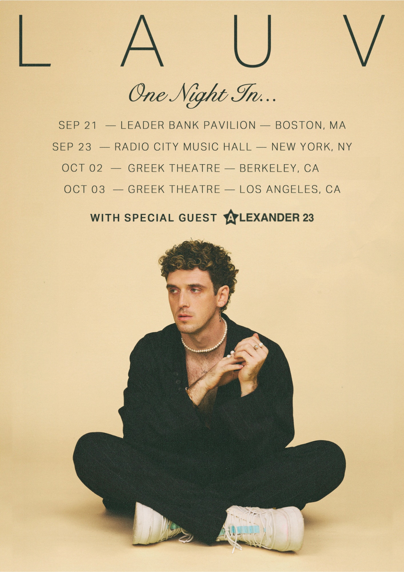 Lauv社群貼文 - OMG!!! so excited to announce i’m playing some US shows ...