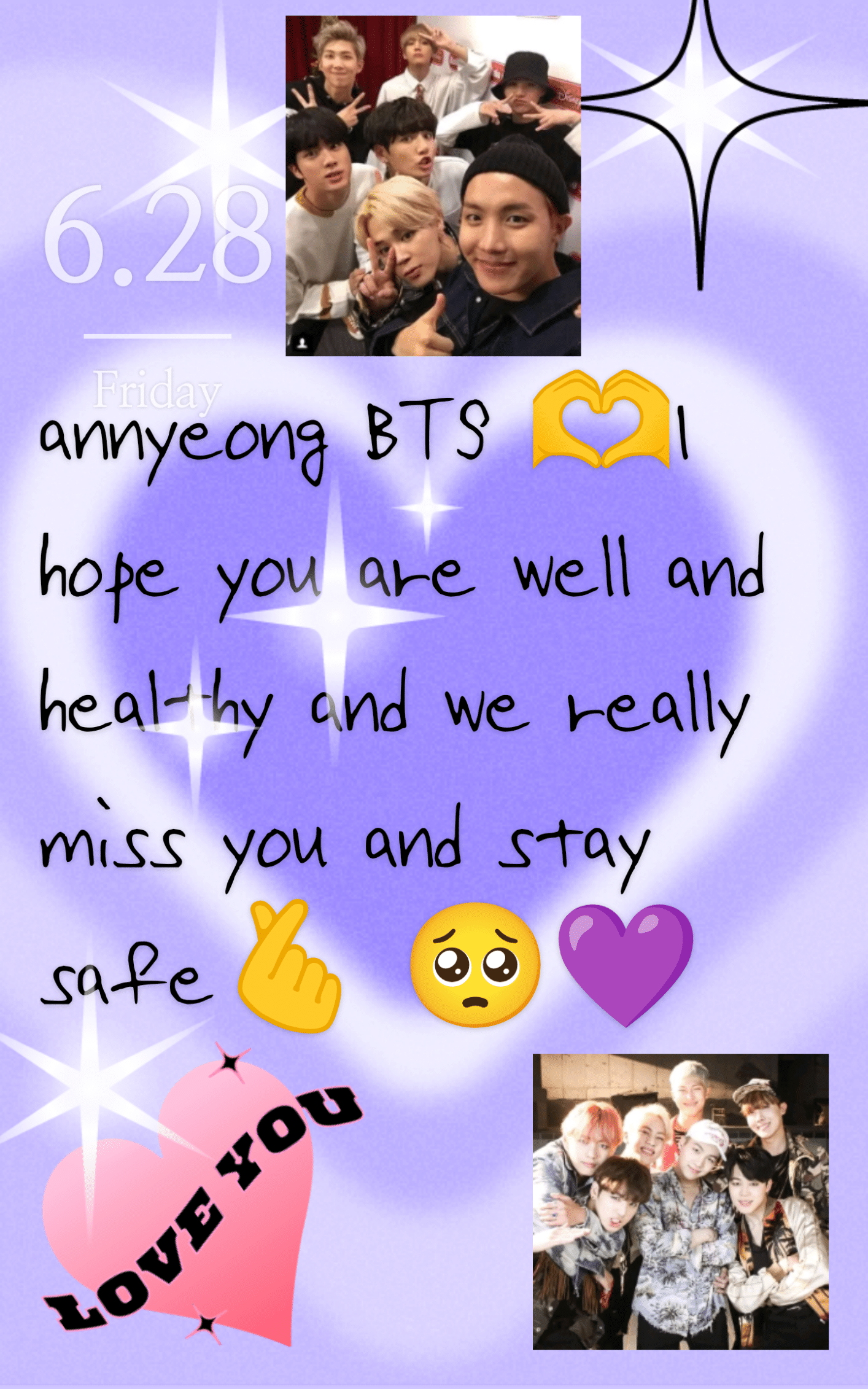 BTS Weverse Fan Letter