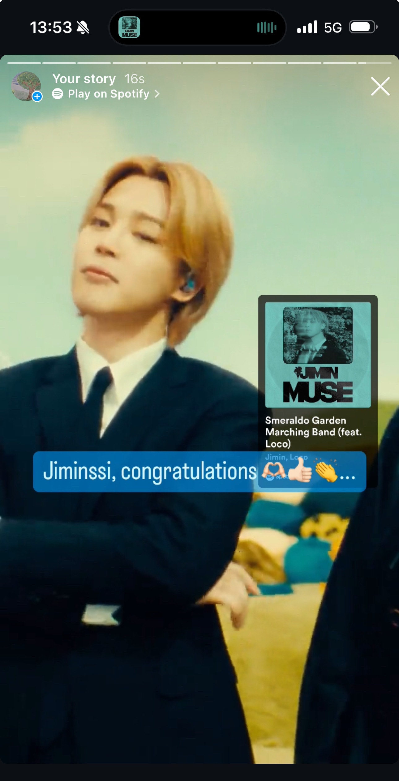 BTS Community Post - Jiminssi, congratulations 🫶🏻👍🏻👏... My One & Only YOU💙🤍💜... My Bangtan💪🏻🫡 ...