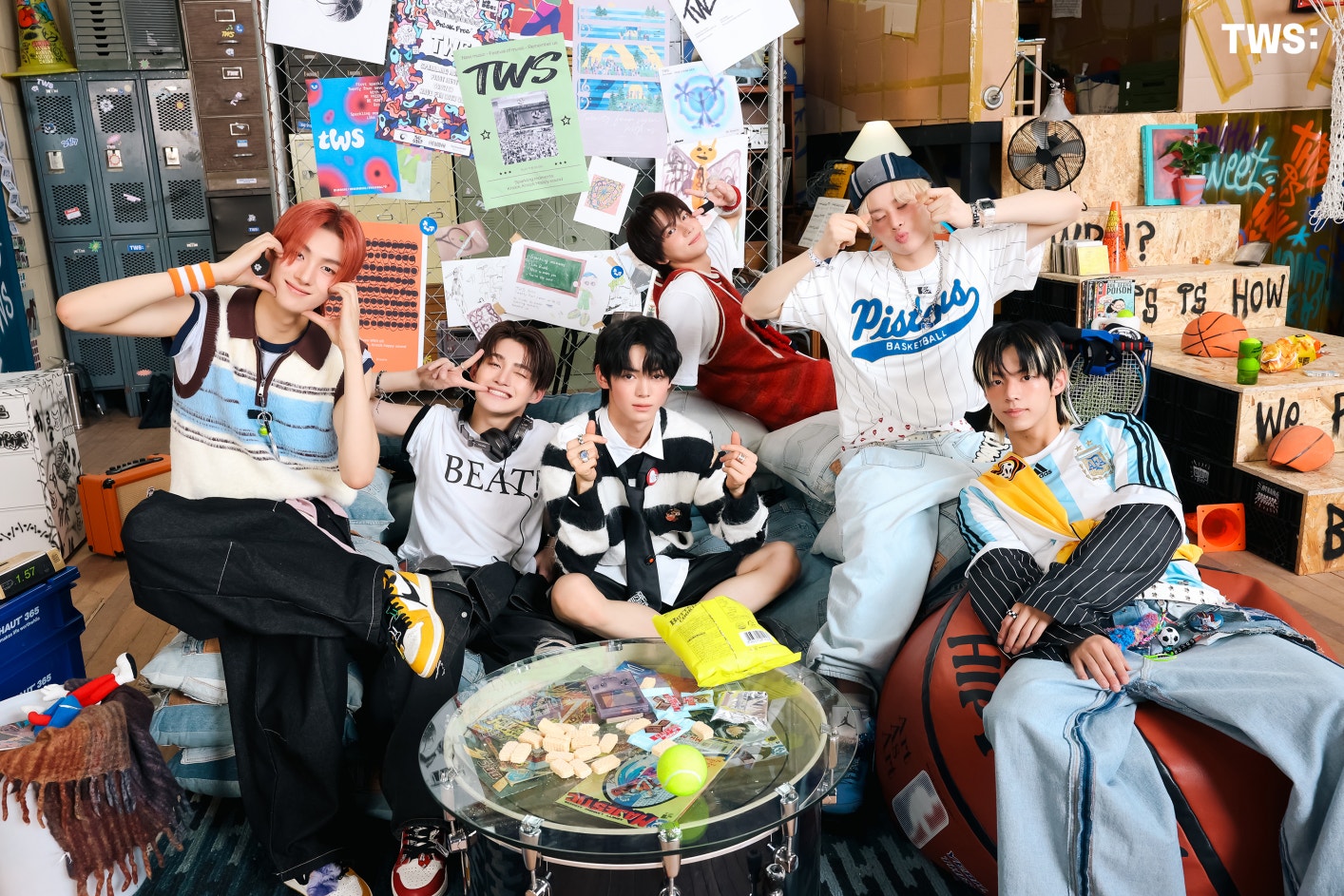 Weverse TWS Image - TWS (투어스) ‘SUMMER BEAT!’ Jacket Photo Sketch