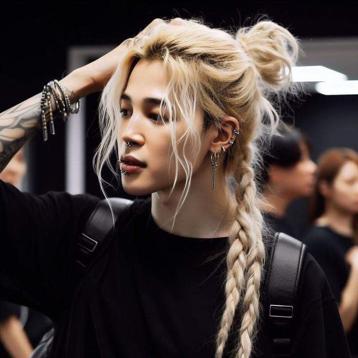 BTS Community Post - #jimin se ve genial de cabello largo 😍🙈
