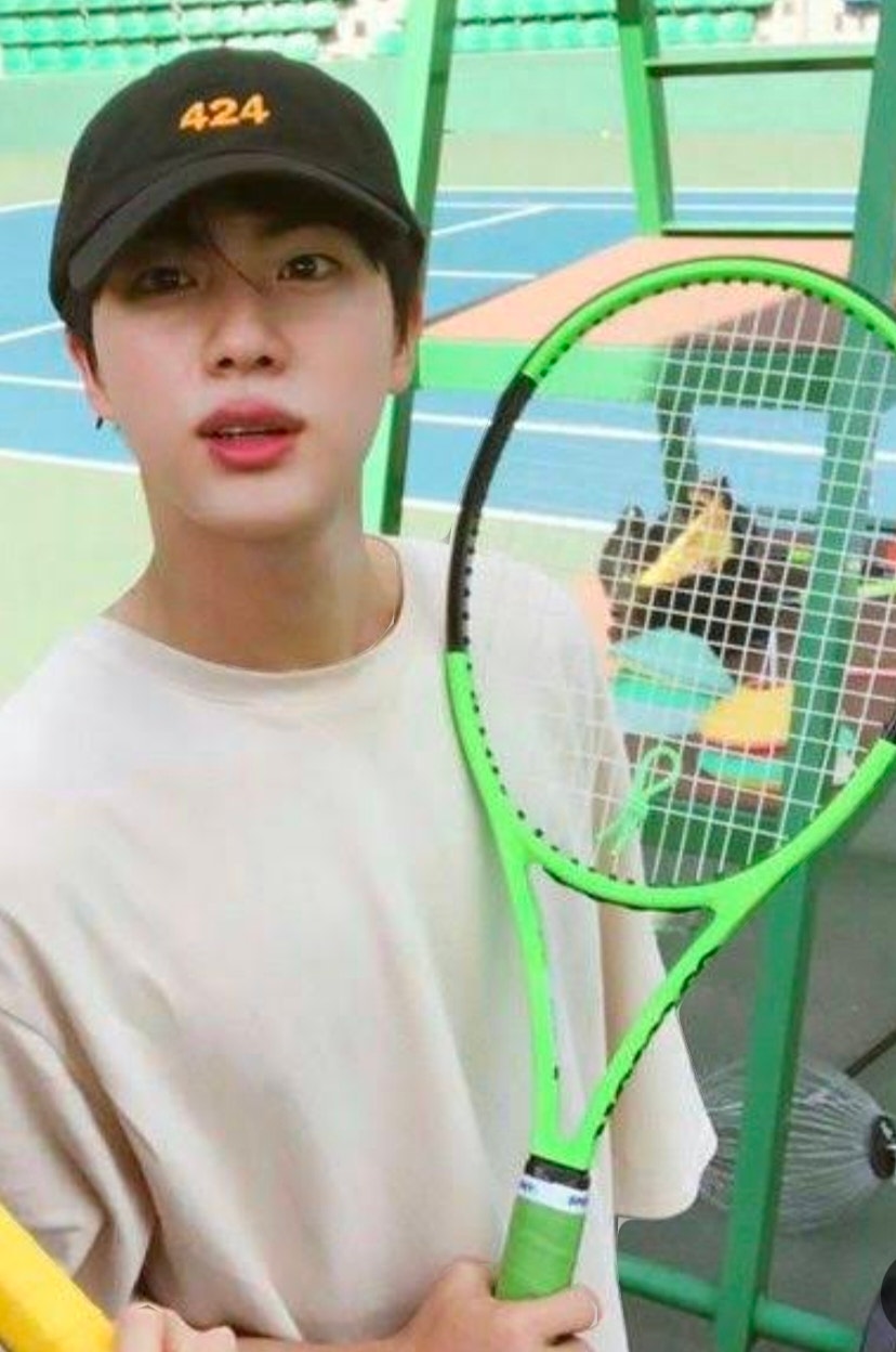 BTS Community Post - HI JIN, WHEN 'S YOUR NEXT TENNIS VLOG...