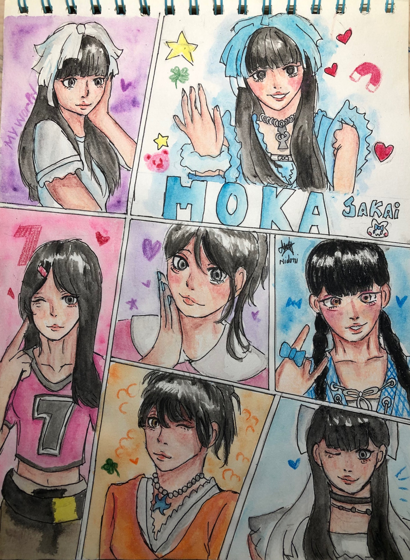 ILLIT Community Post - I have a finished drawing for moka I think it's ...