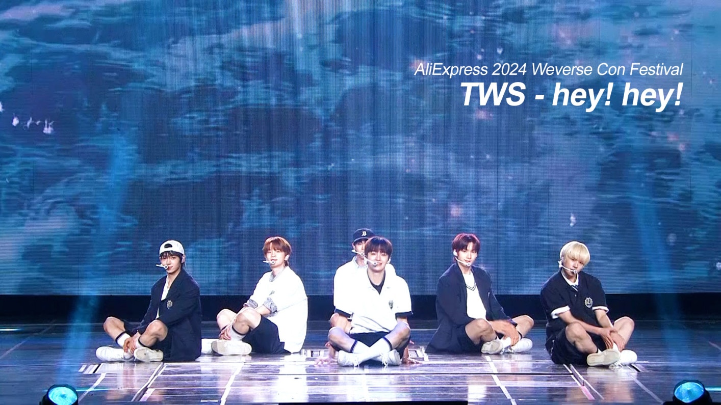 Weverse TWS Media - TWS (투어스) 'hey! hey!' Stage Cam @ AliExpress 2024 Weverse Con Festival