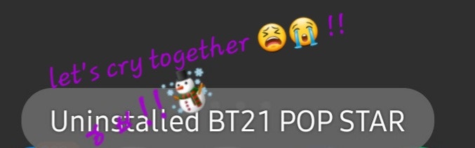 BTS Community Posts - Let's cry together 😫😭 because they deactivated it ...