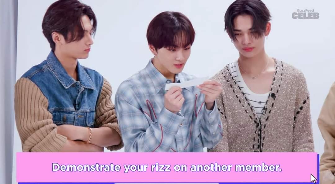 ENHYPEN Community Post - Jungwon's dare was to demonstrate his rizz to ...