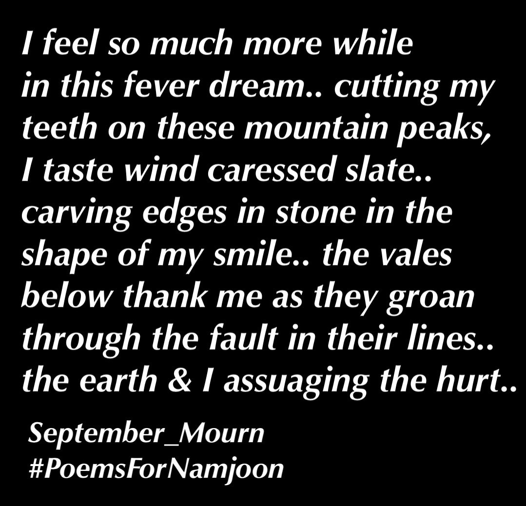 BTS Community Post - #Dear_RM_from_ARMY #TO_RM #PoemsForNamJoon I feel ...