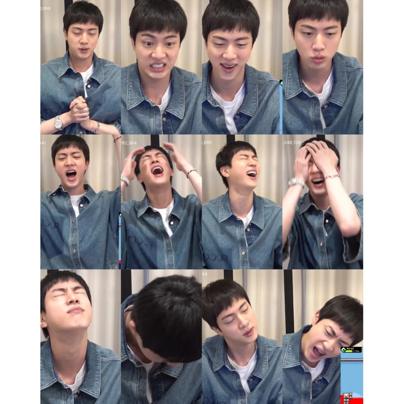 BTS Community Posts - His expressions 🤭🤣