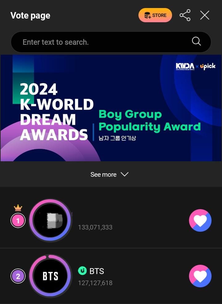BTS Community Post - Army please help, let's vote for BTS in the 2024 K ...