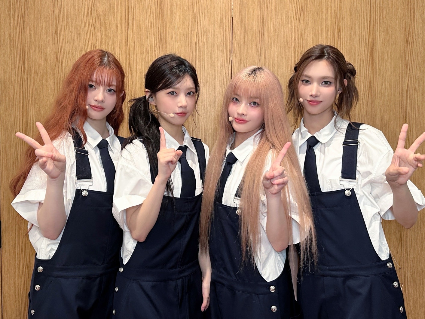 ILLIT Community Post - These styling of them is beautiful 🖤🖤🖤🖤🖤 #ILLIT #Iroha #Wonhee #Moka # ...