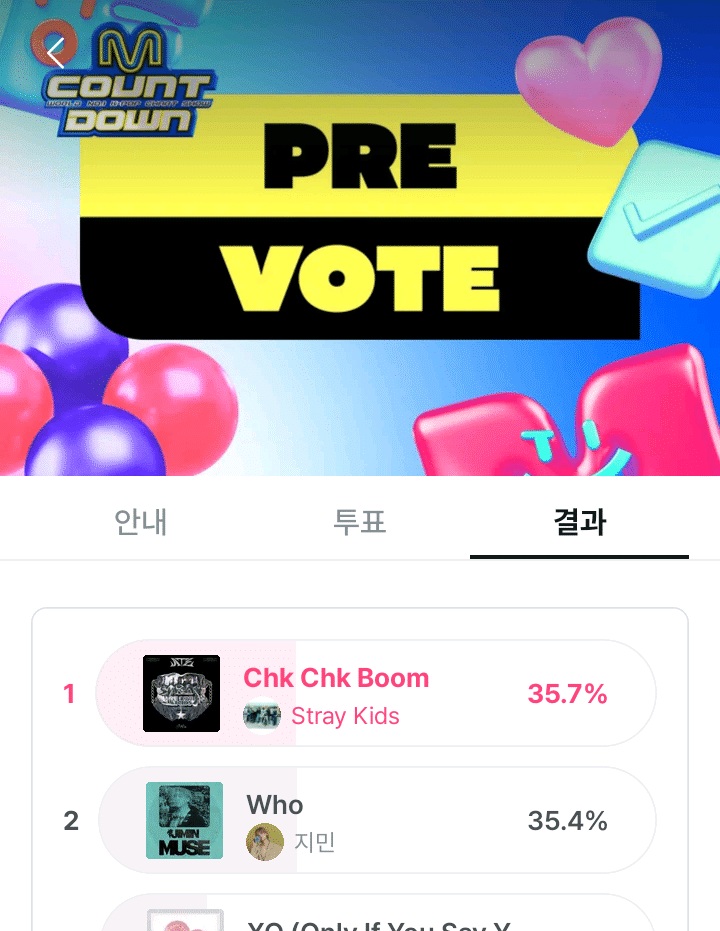 BTS Community Post - 🚨Army.... Who is second......🚨 Please vote for Who on the Mnet Countdown ...