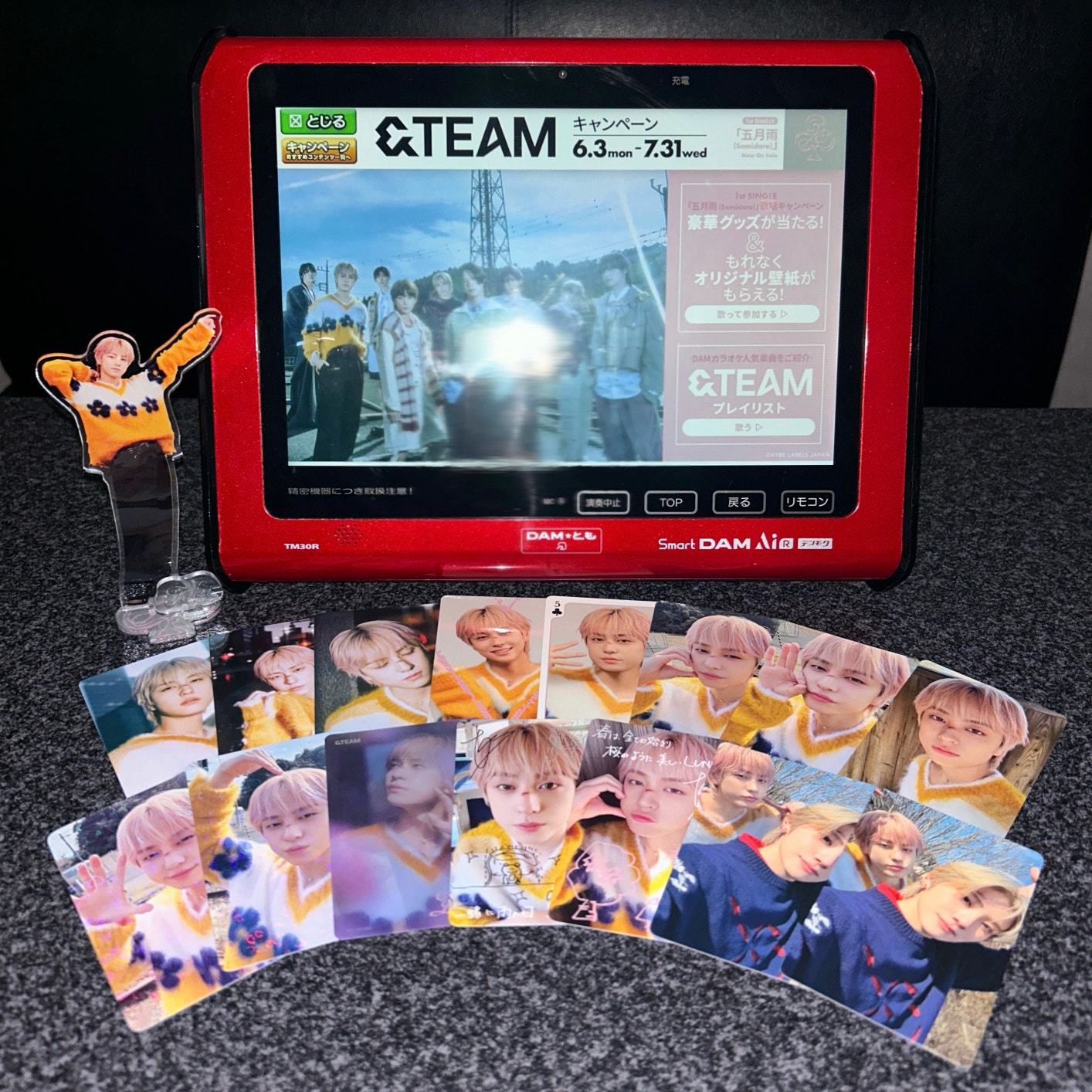 &TEAM Community Posts - #to_taki たきくん~もう8月だね~早いね~笑 昨日7/31にDAMの&TEAMキャンペーンに最終日滑り込みで行ってきたんだ~! 壁紙 ...