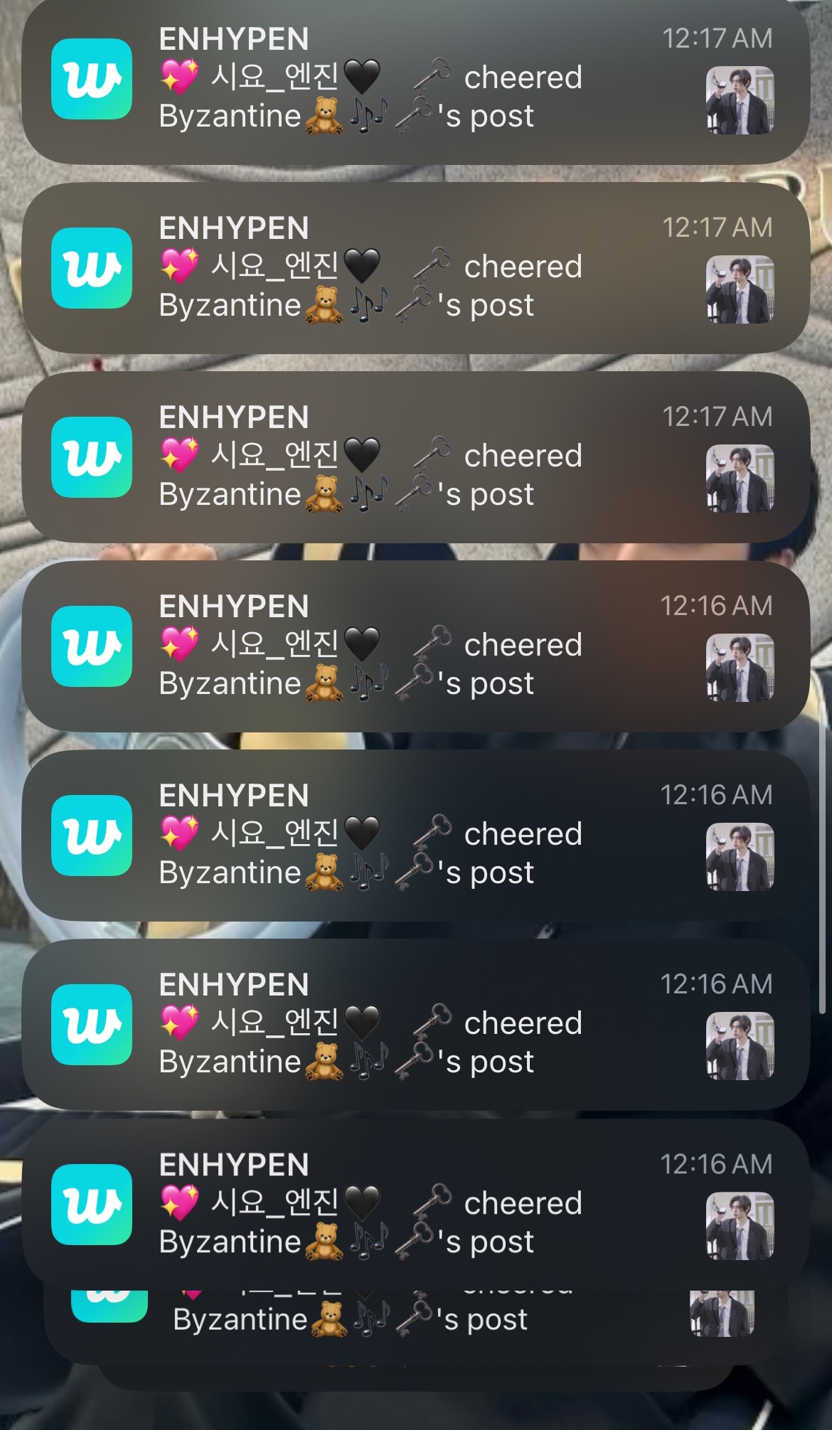 ENHYPEN Community Posts - Thank you for the cheer spam!!🥰🤭🤩