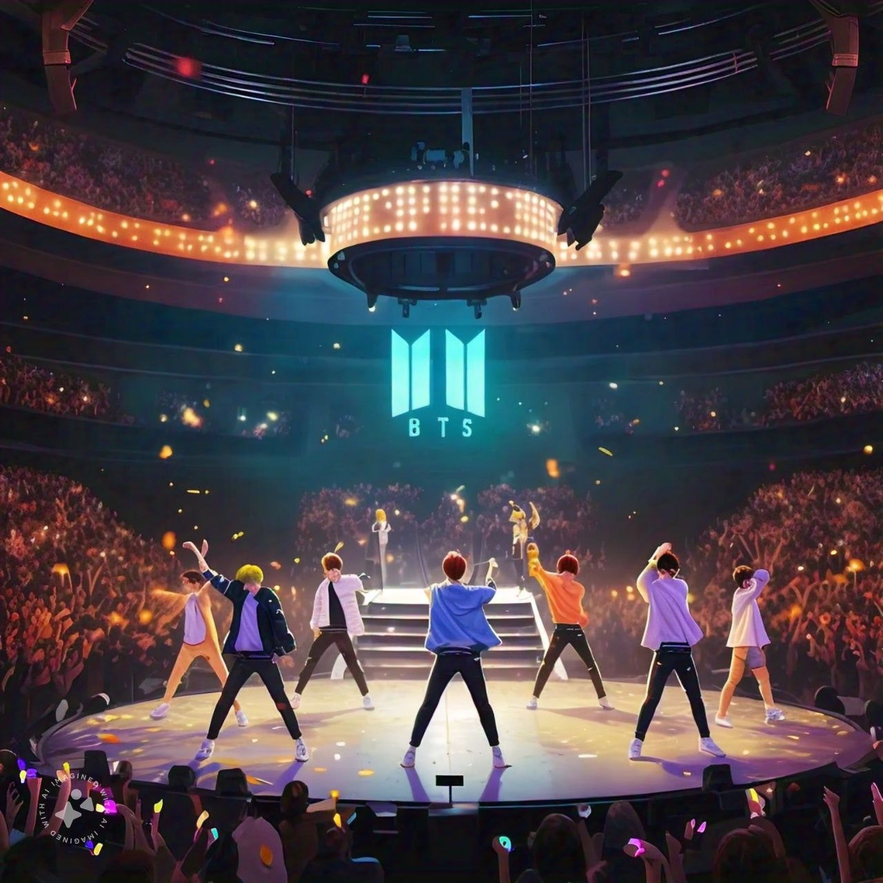 BTS Community Post - i make bts concert ai🥹 but i miss bts concert 🥺💜💜 ...