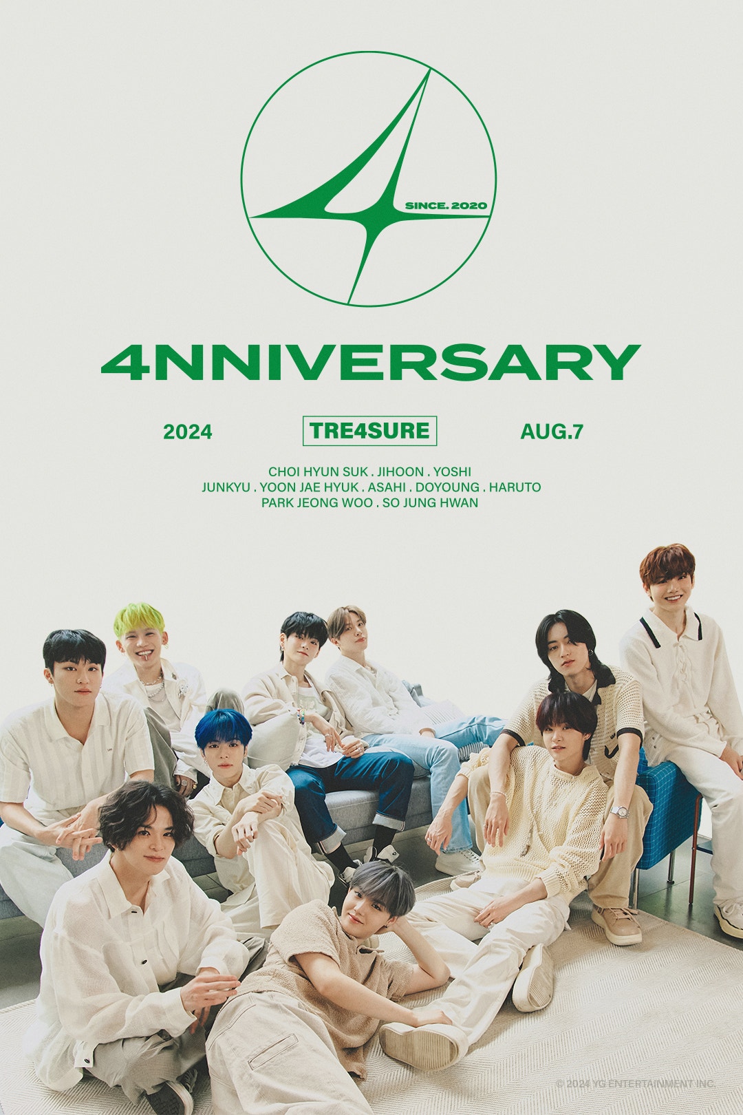 Weverse TREASURE Image - TREASURE - [TRE4SURE 4NNIVERSARY 2024] POSTER