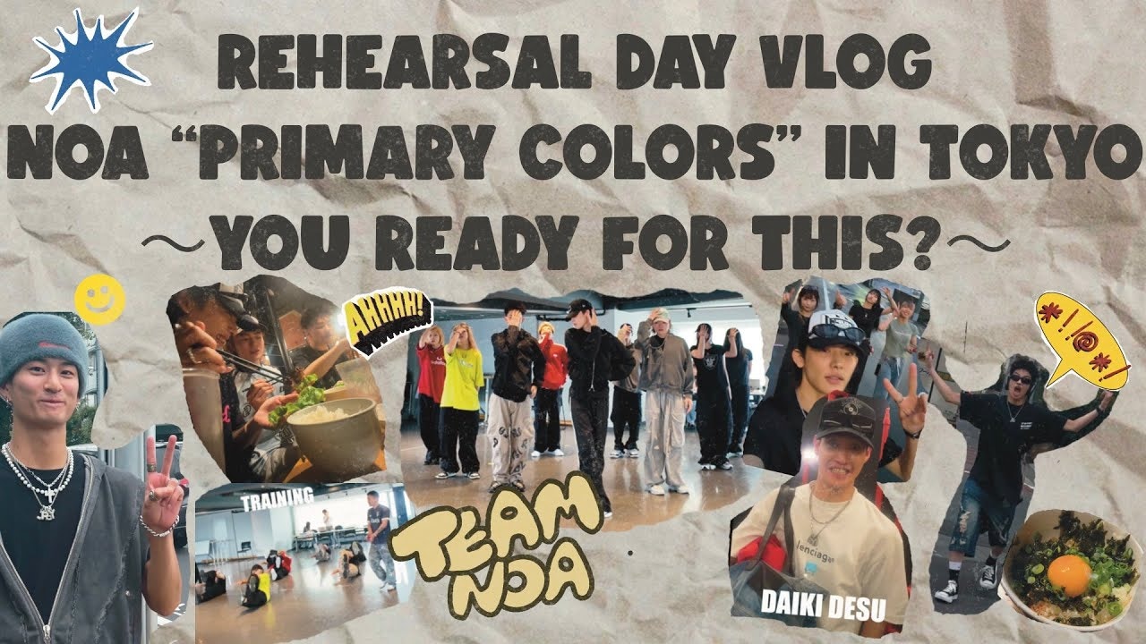 Weverse NOA Media - NOA -【VLOG】REHEARSAL DAY VLOG 2024.07