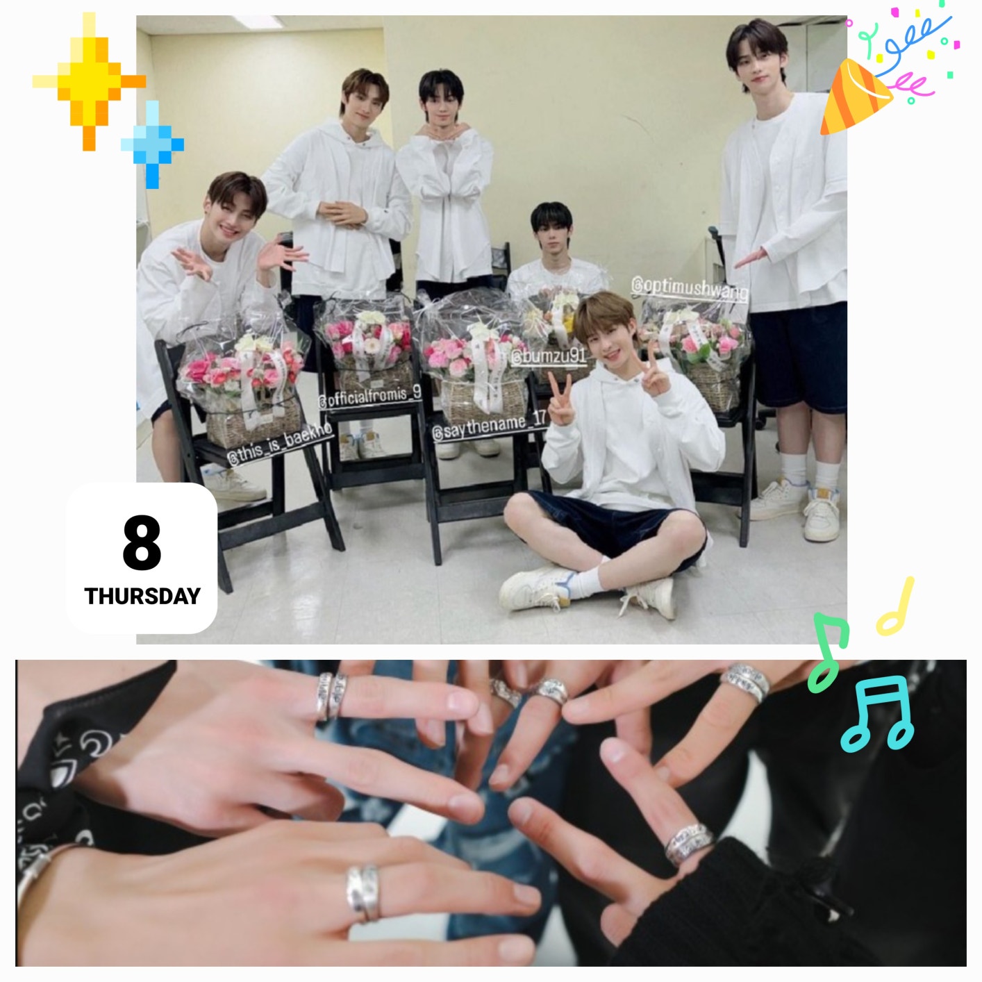 TWS Community Post - TWS 200日おめでとう🎊 初心を忘れず、今のままずっとずっと6人で活動してほしい、42の願いです！ これからも素敵でカッコいいステージ期待してます♡