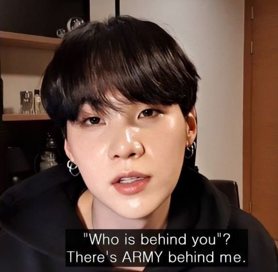 BTS Community Posts - You got Armys behind you,Yoongi. We trust you. We overcame every difficult ...