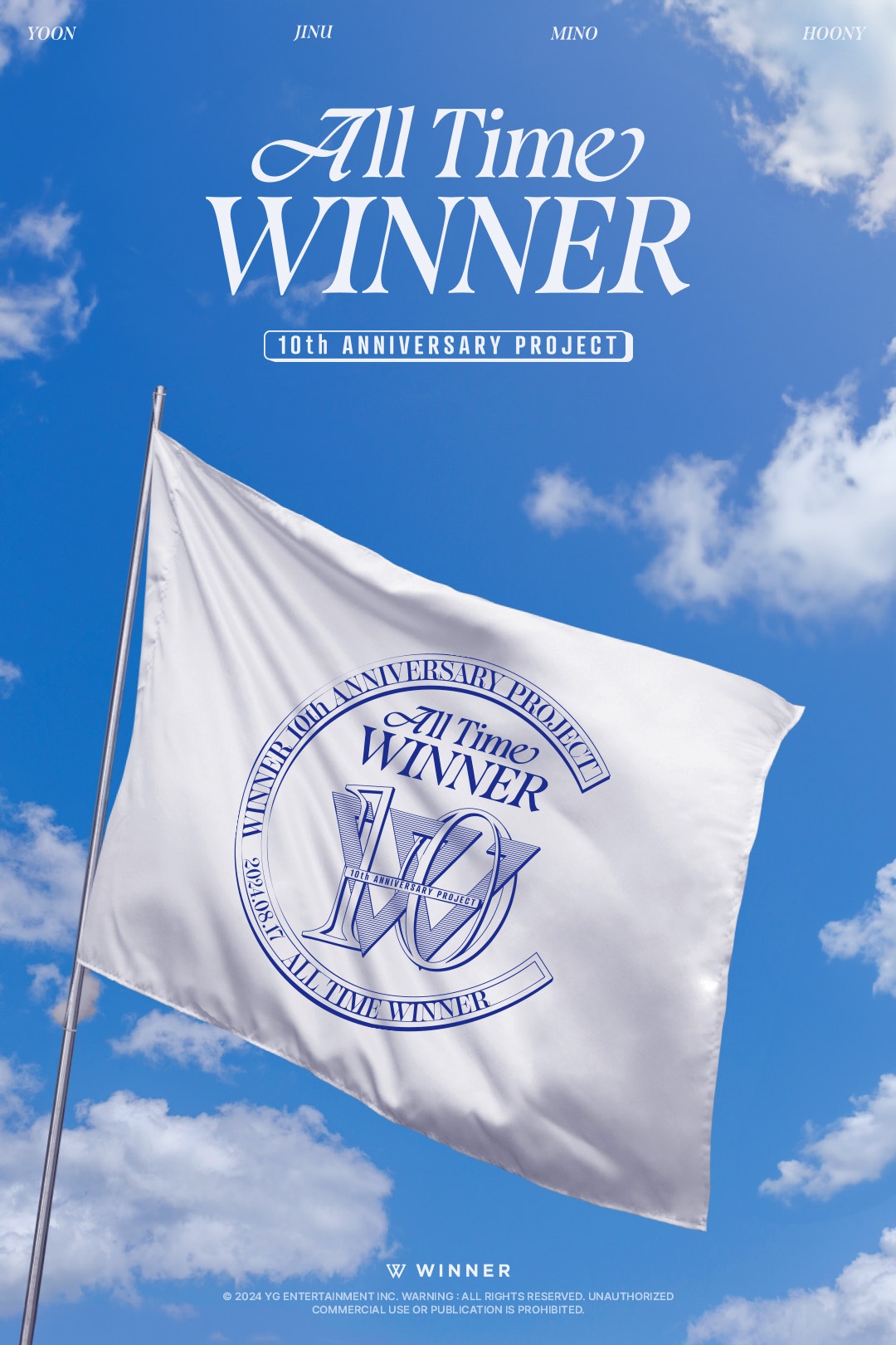 WINNER 10th Anniversary 'ALL TIME WINNER'