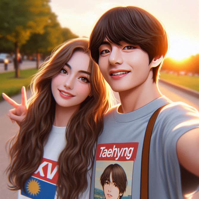 BTS Community Post - Yes, I made these myself. This is what me and Tae ...