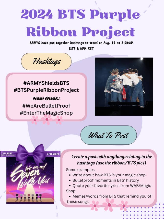 BTS Community Posts - 💜ARMY💜 Prepare for Day 2 of Purple Ribbon Project ...