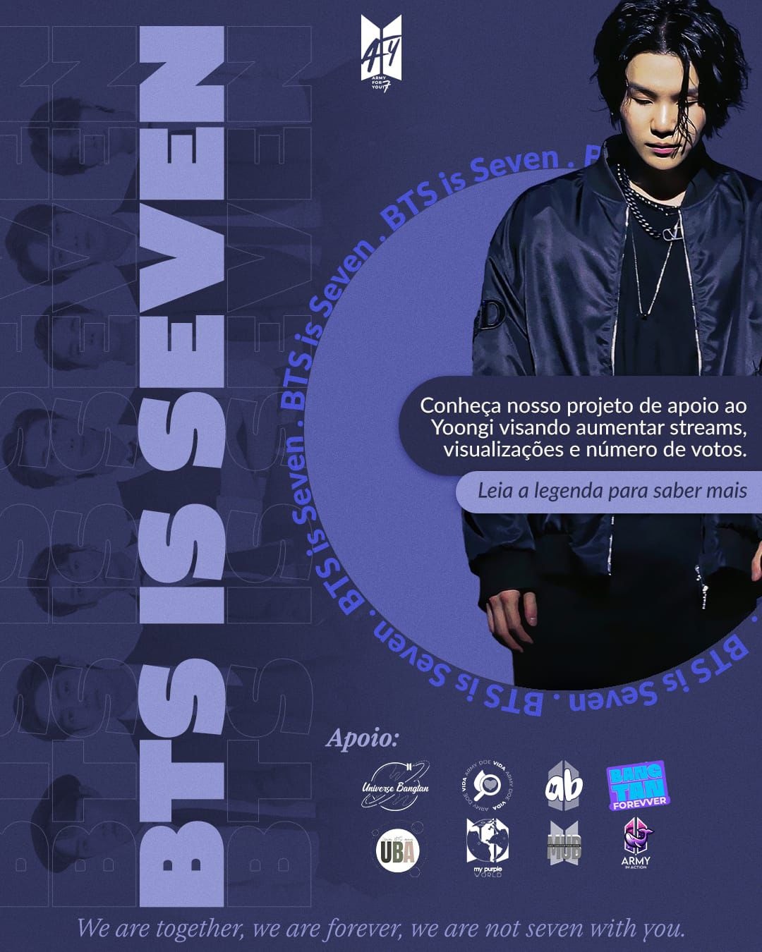 BTS Community Post - 💜 • Olá, ARMY! Conheça o projeto “BTS is 7” em ...