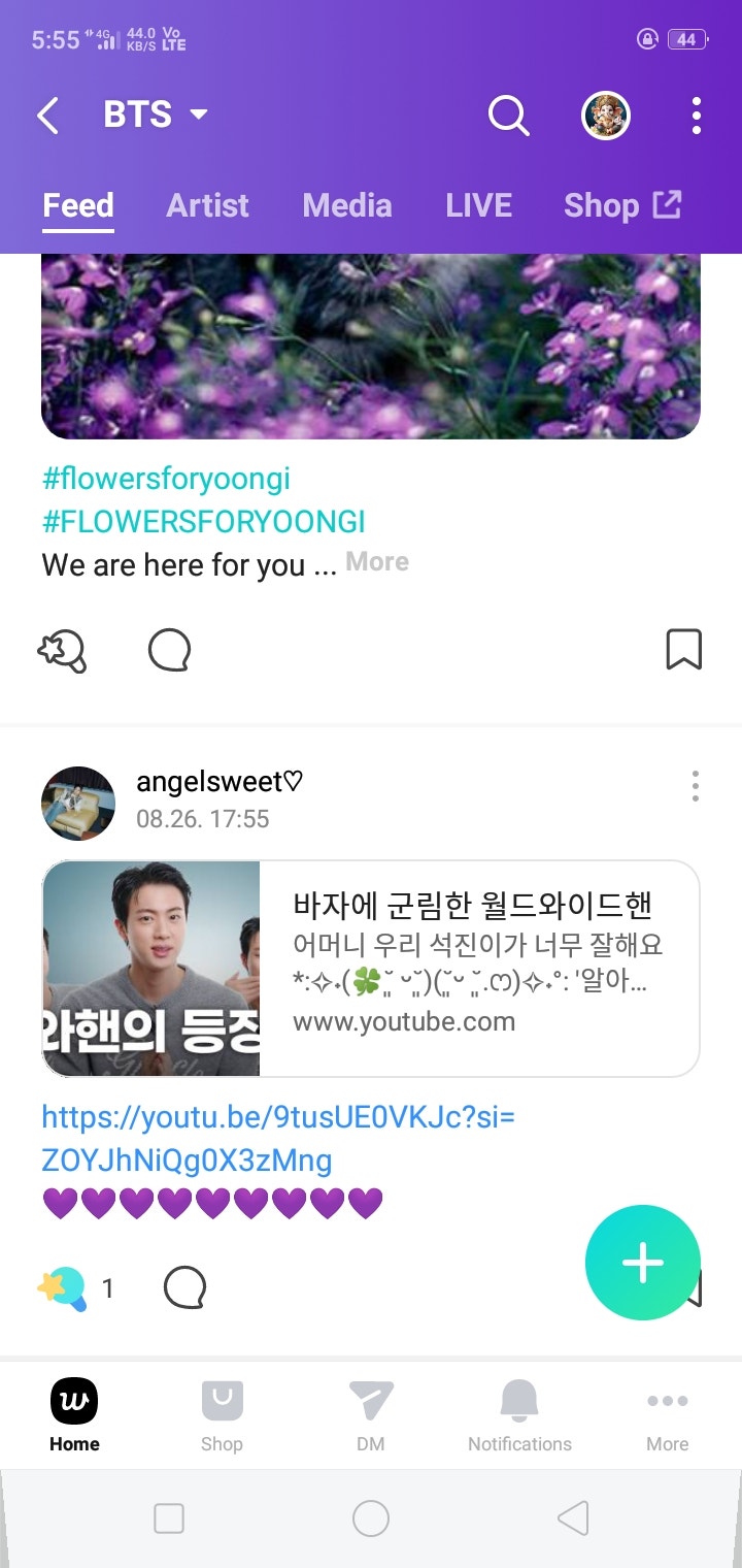 BTS Community Post - V oppa Suga oppa I have collected beautiful messages of army friend to make ...