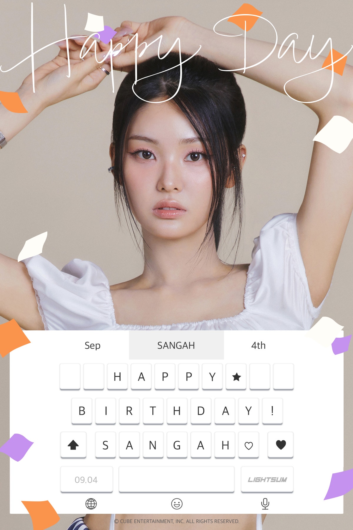 Weverse LIGHTSUM Image - HAPPY BIRTHDAY TO SANGAH 💕