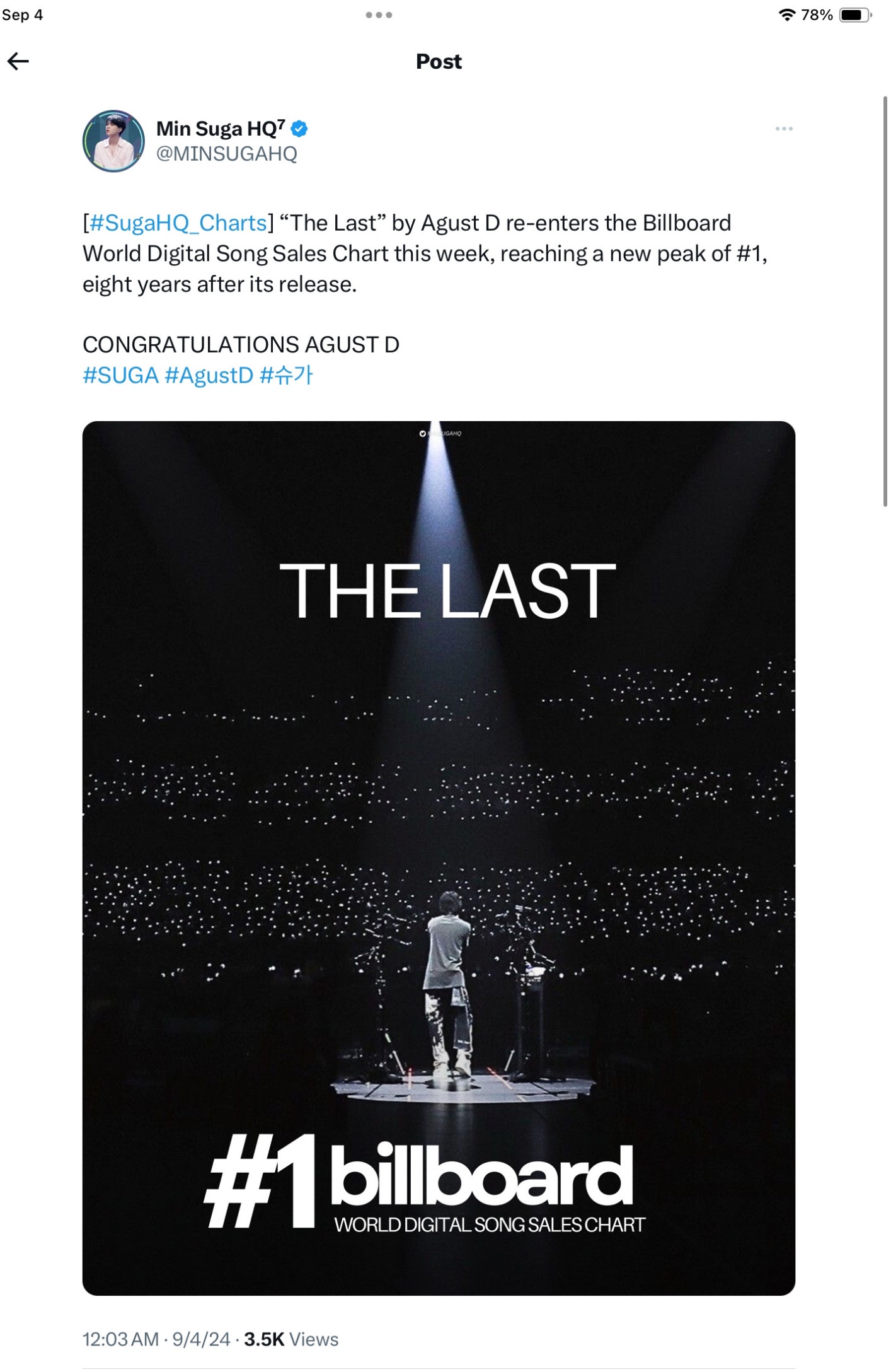 Bts Community Posts ππ«Άπ€ Yoongi Look μκ° μ°λ¦¬λ λΉμ μ΄ μλμ€λ½μ΅λλ€ λΉμ κ³Ό λΉμ μ