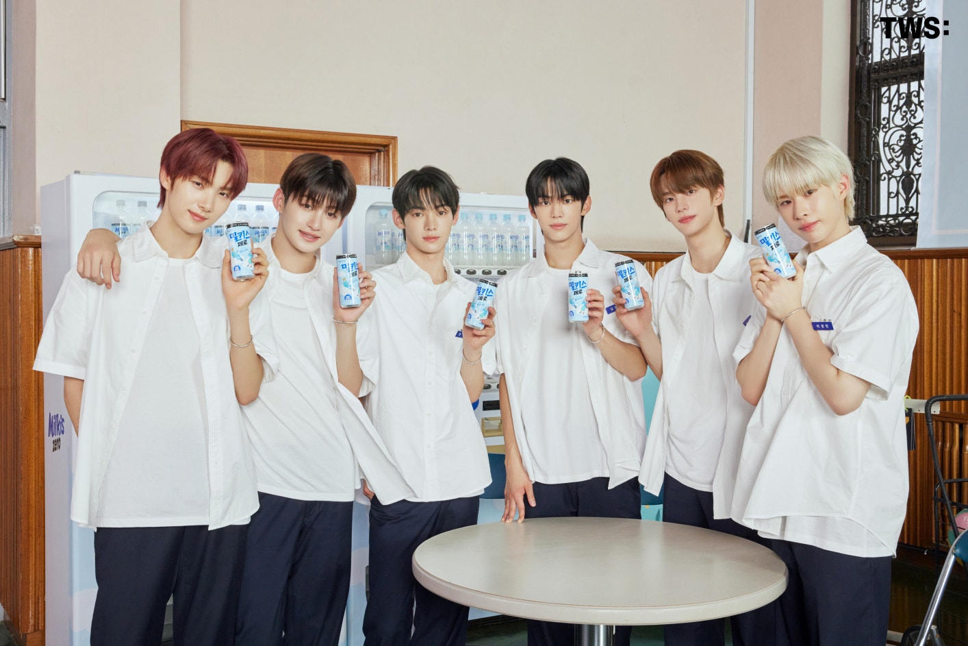 Weverse TWS Image - TWS (투어스) ‘밀키스(Milkis)’ Ads Photo Sketch