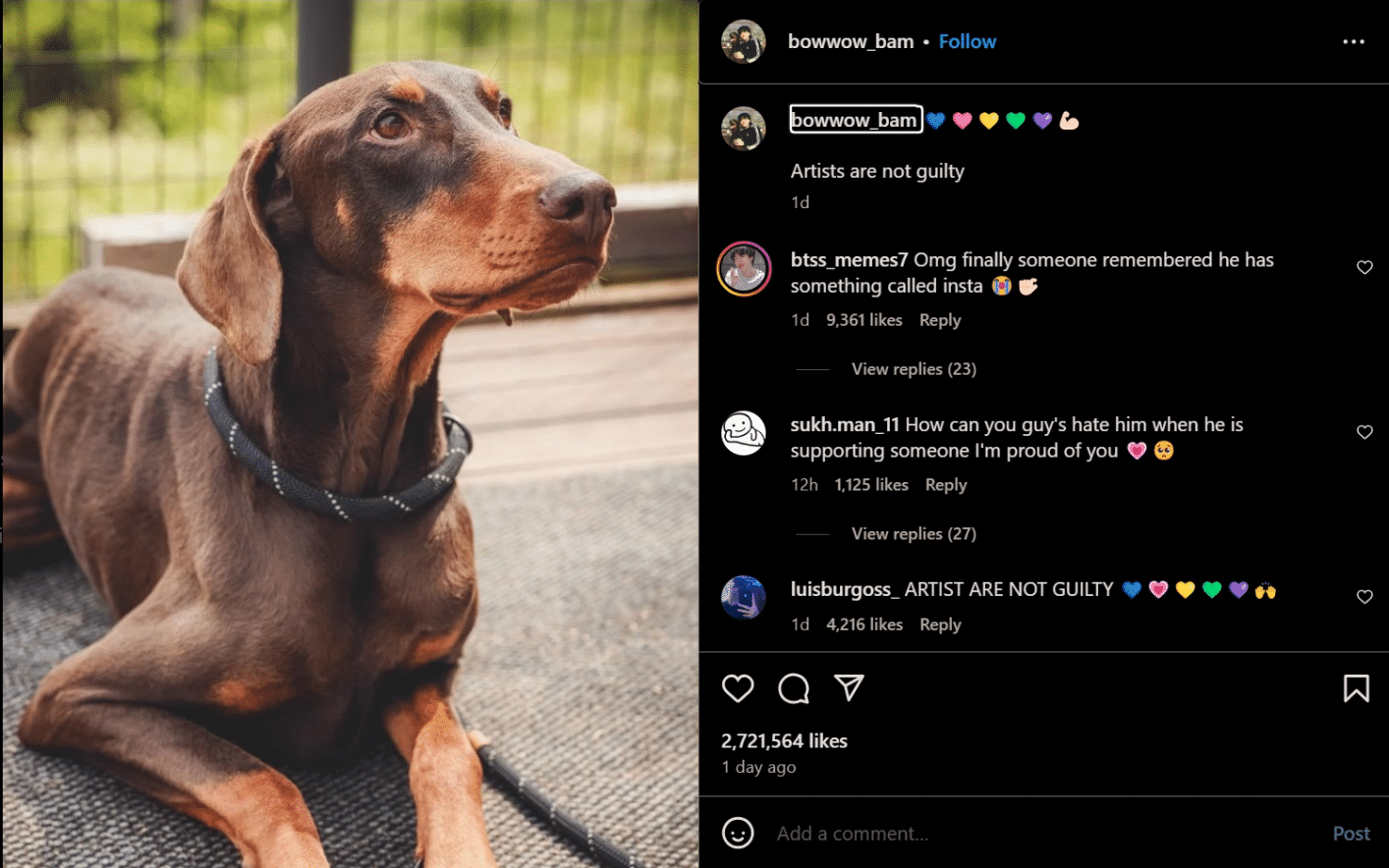 Bts Community Posts Jungkook 오파 Bam 의 Insta 계정이 해킹당했습니다 Sorry If It
