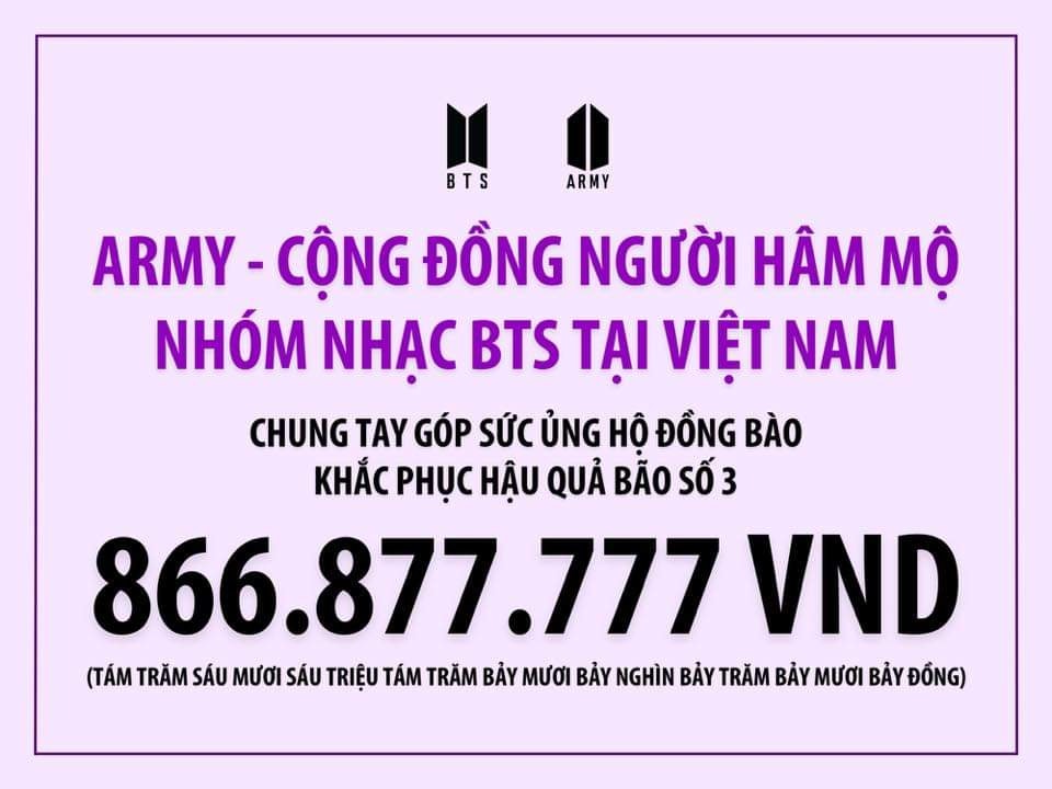 BTS Community Post - Yes...we have donated to support the fight against ...