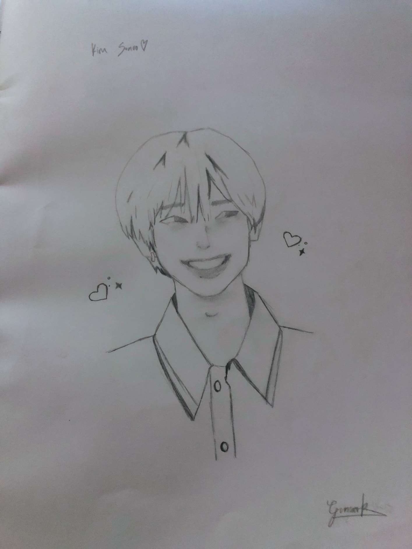 ENHYPEN Community Posts - Sunoo oppa. Look i tried to draw you. Do you ...