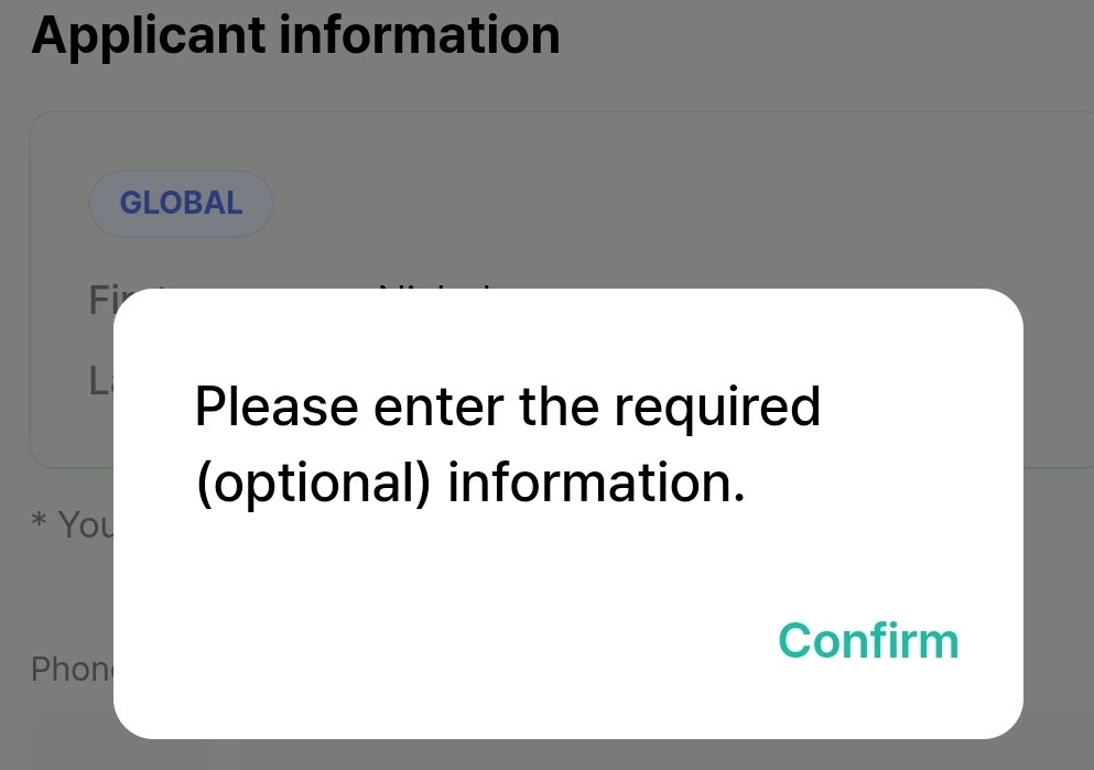 aespa Community Post - anyone having trouble applying for presale? my name and phone number are ...