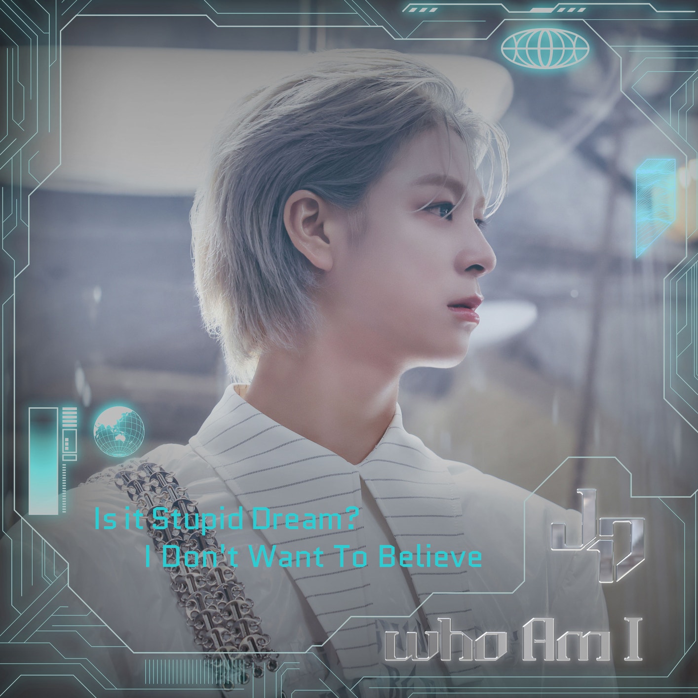 JD1 1st Digital Single Album [who Am I] Lyric Poster