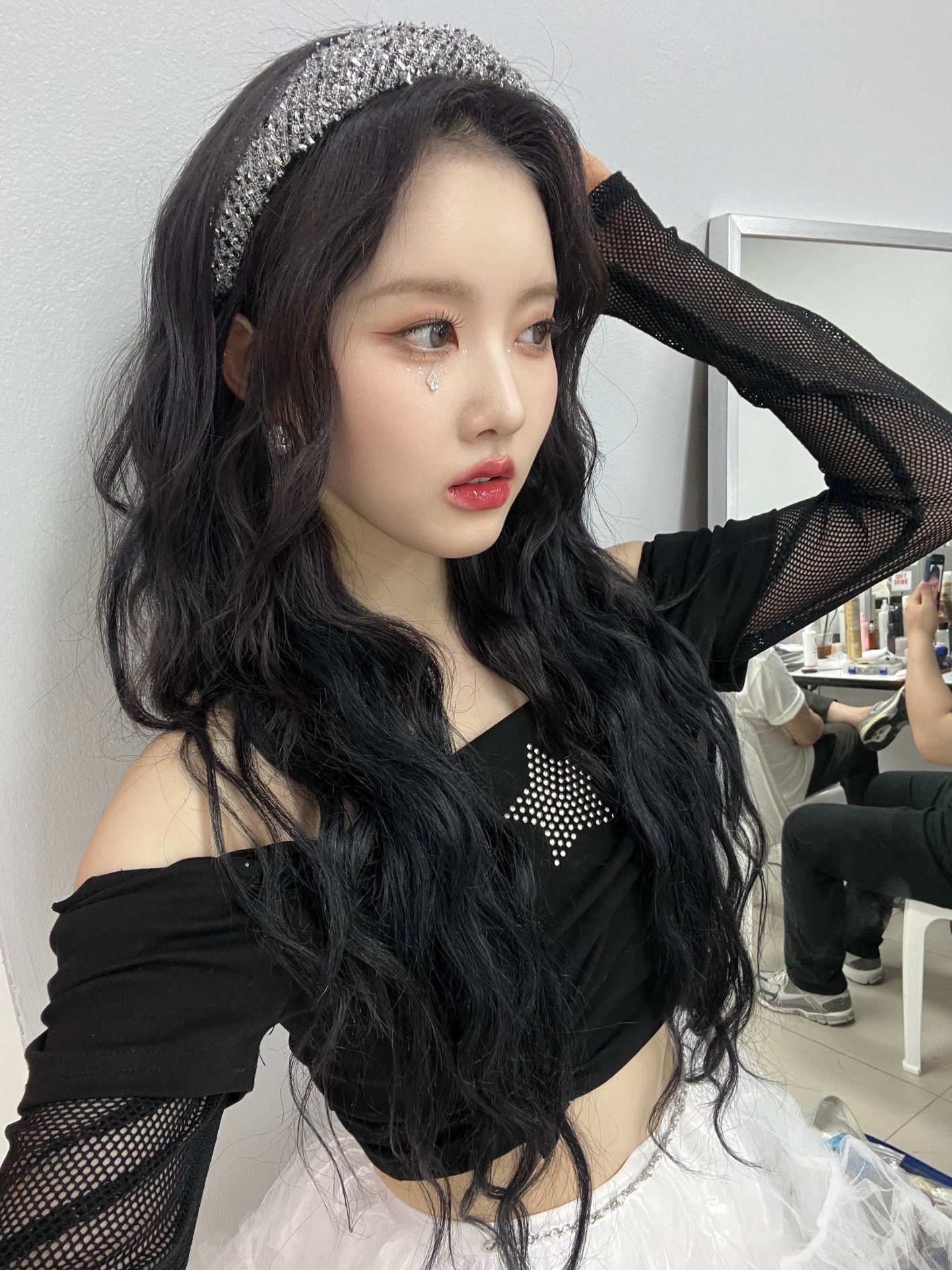 Stayc 커뮤니티 포스트 스윗 오늘도 좋하~🖤 박시은 너도 좋하~🖤 모두모두 기분 좋고 많이 웃는 하루 되길😚 시은