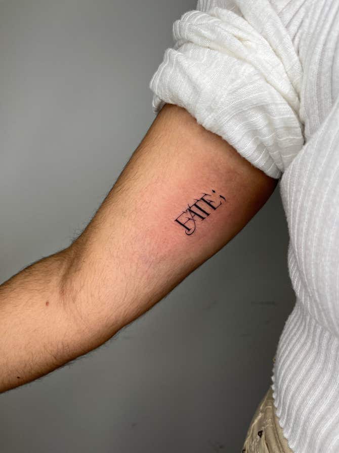 ENHYPEN Community Post - i had my FATE tattoo, thank you guys because ...