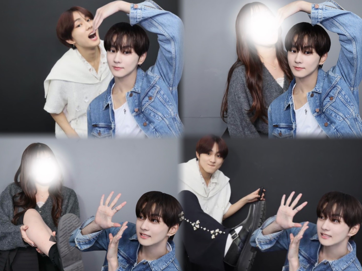 ENHYPEN Community Post - 정원아 나 정원이랑 같은 포즈로 찍어왔어여의! 어때?? 다리 올리는게 나한테는 어려웠는데 정원이는 잘하네~!! 부러워🥺 ️ㅎㅎㅎ