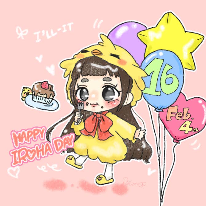 ILLIT Community Post - 𝐇𝐚𝐩𝐩𝐲 𝐁𝐢𝐫𝐭𝐡𝐝𝐚𝐲 💖🌈 #to_iroha