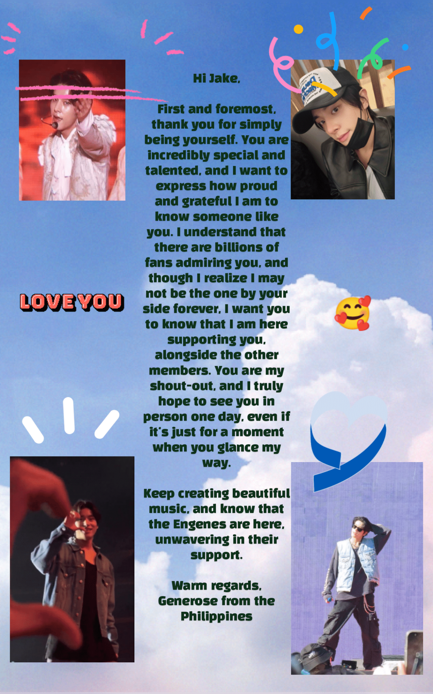 ENHYPEN Weverse Fan Letter