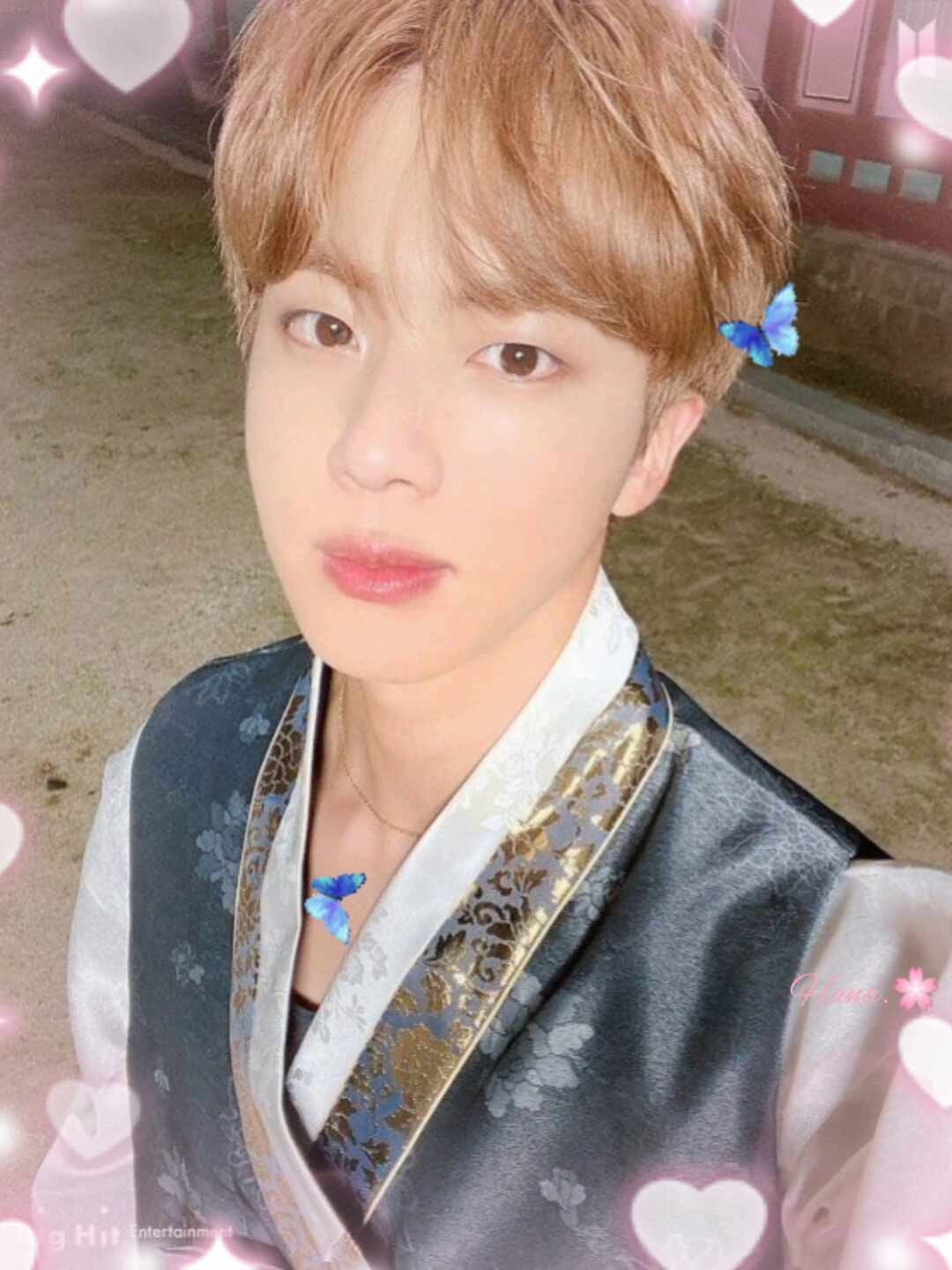 BTS Community Post - #Dear_Jin_from_ARMY 💕Happy 💗JIN🐹 time🕛️💕 JIN🐹君💗 💕새해 복 많이 받으세요💕 ソルラル🎍 おめでとう ...