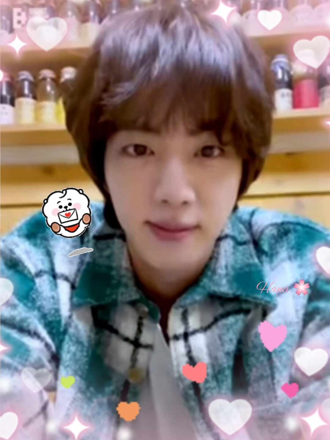 BTS Community Post - #Dear_Jin_from_ARMY 💕Happy 💗JIN🐹 time🕛️💕 JIN🐹君💗 なむ🐨さん の 軍楽隊🎷🎶 の 写真🐨📷️ を 見まし ...