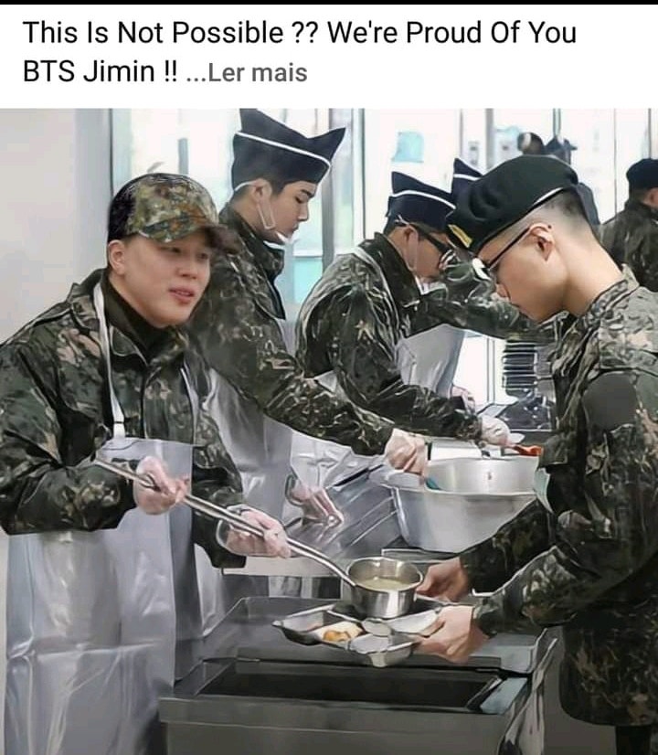 BTS Community Post - jimin make on dinner 🥺💜💜👍