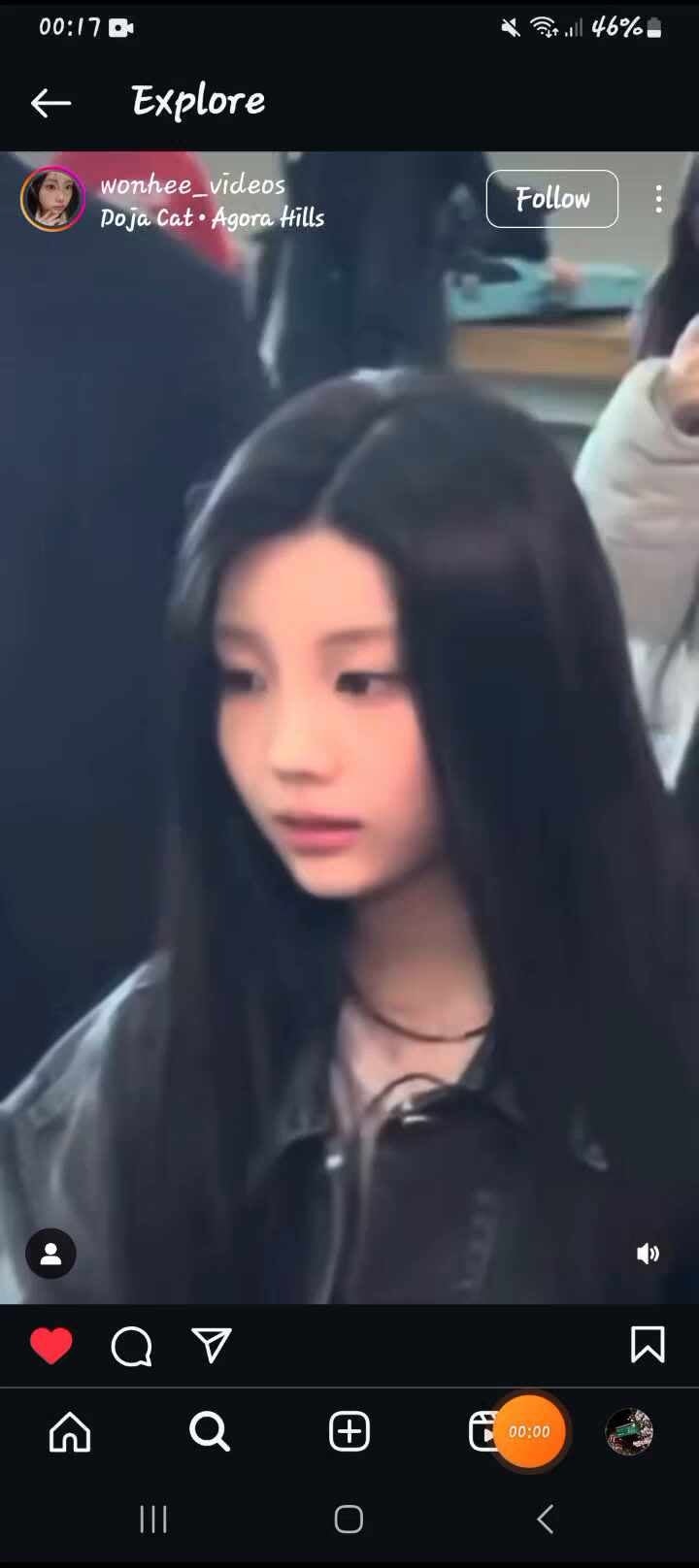 ILLIT Community Post - love u!!!🤩 #Wonhee