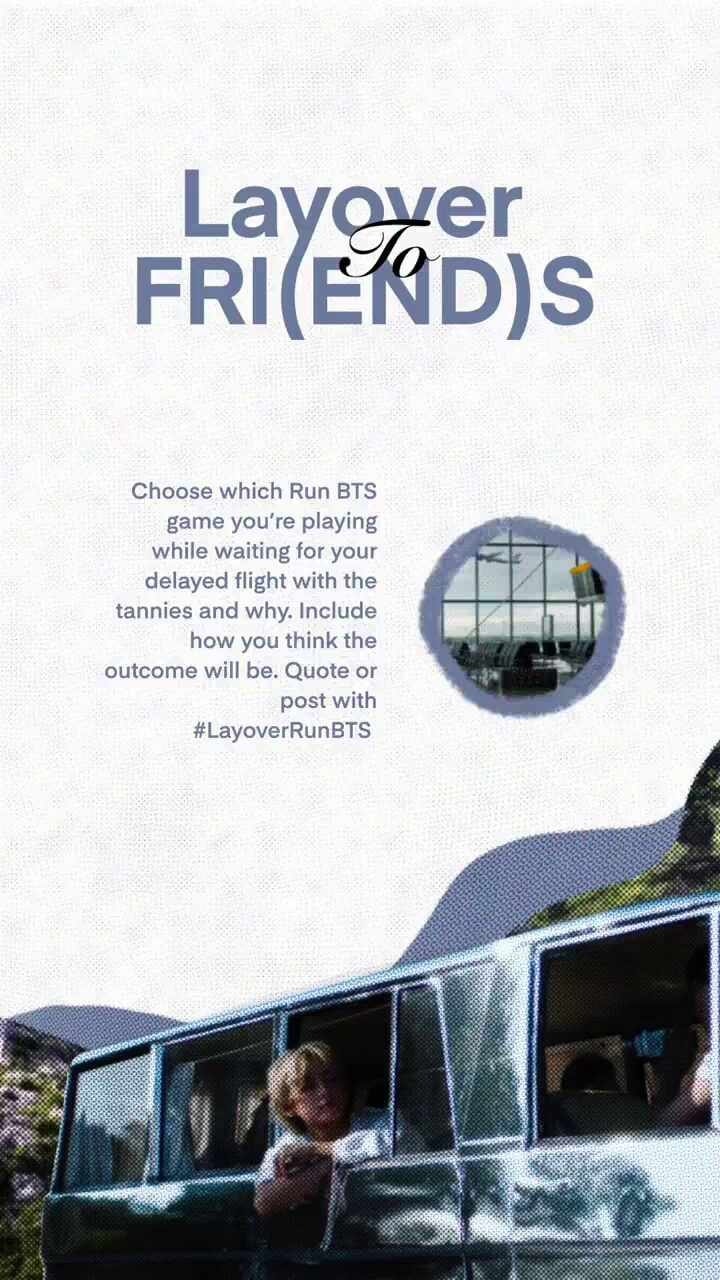 BTS Community Post - ARMY! LAYOVER TO FRI(END)S party starts in less ...
