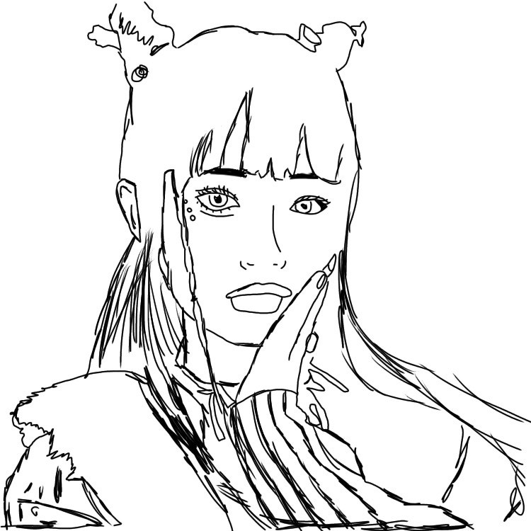 NewJeans Community Post - i tried to draw hanni (its not the best I’ve ...