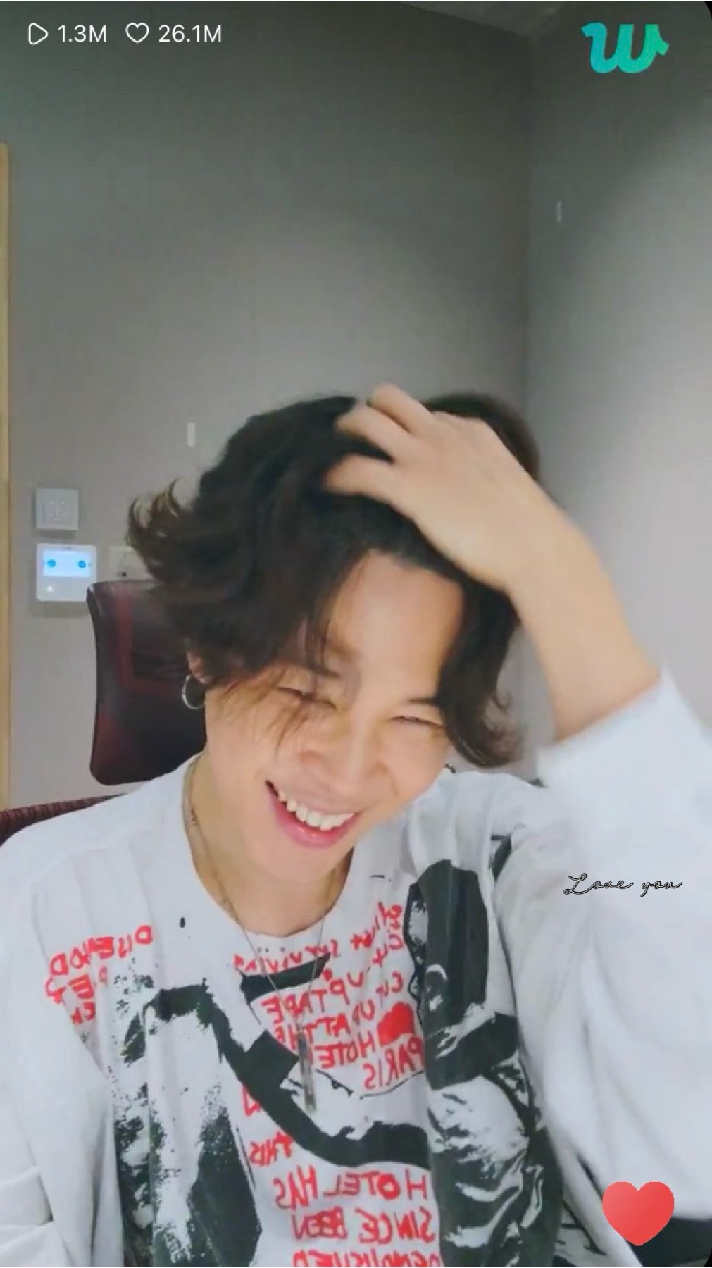 Bts Community Posts 지민시♥️ 지민씨☺️ 건강 조심하시고 좋은 하루 되시길 바랍니다🤍🎈 오늘도 너무너무