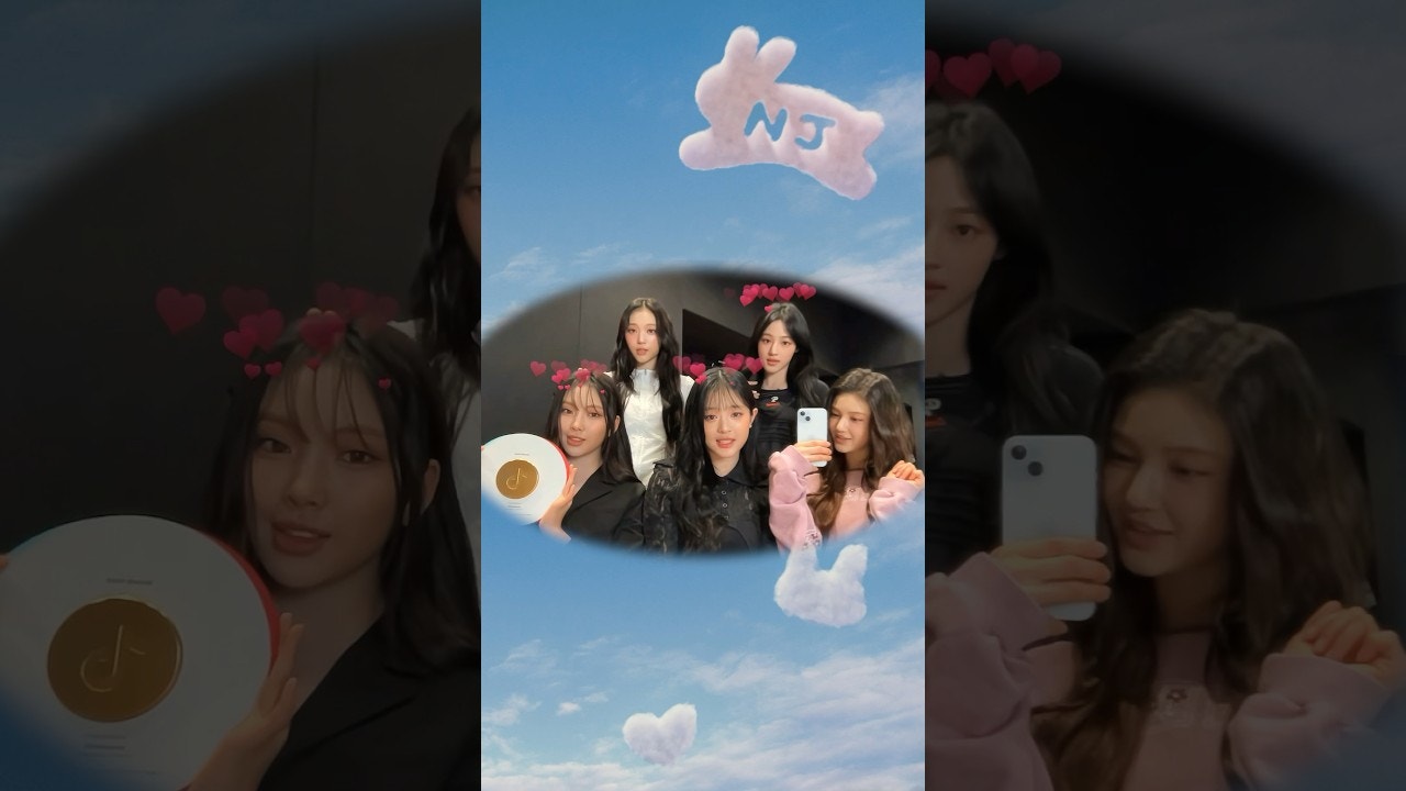 WeverseNewJeans Media - love u all 🫶 teehee